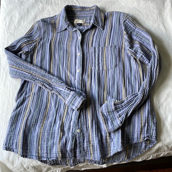 Universal Thread | Tops | Universal Thread Striped Cotton Button Down ...
